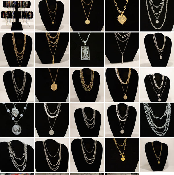 Chain three layer (stainless Steel) - Silverbrookexoxo wholesale only